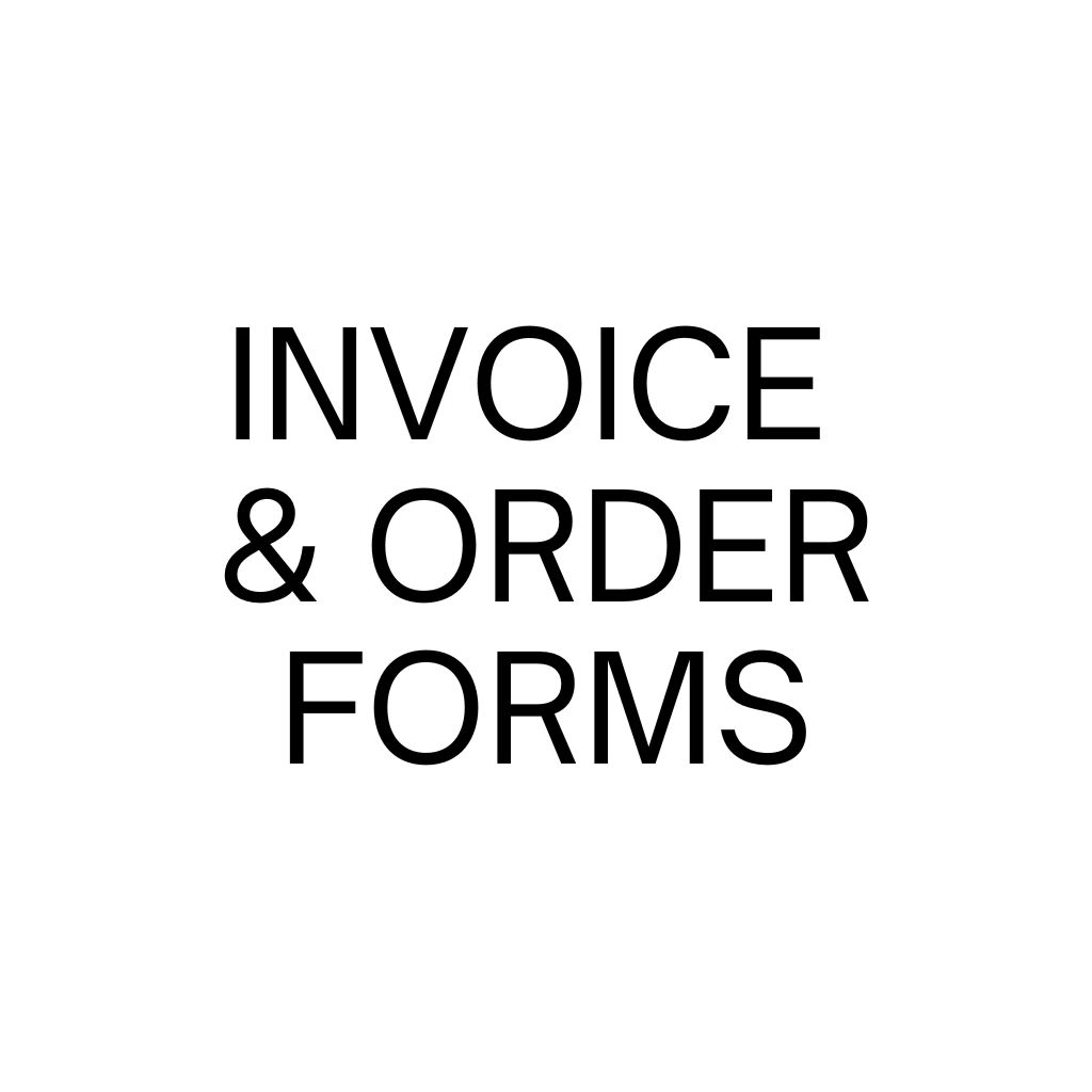 Invoices & Order Forms – Designs By Blue Star