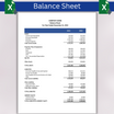 Financial Statement Template (Excel) – Designs By Blue Star
