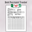 Rent Payment Tracker – Designs By Blue Star